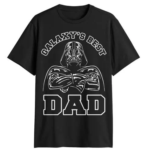 STAR WARS: A NEW HOPE Galaxy's Best Dad Vader Short Sleeve Graphic T-shirt