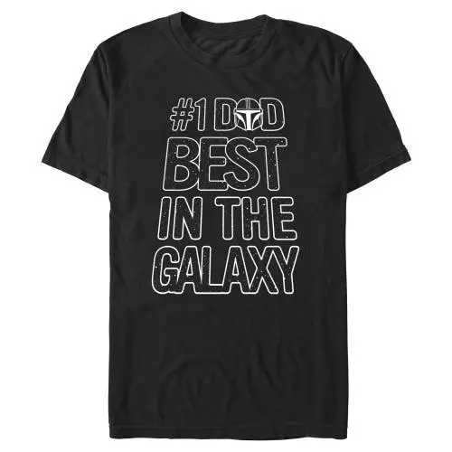 STAR WARS: THE MANDALORIAN Number 1 Dad Short Sleeve Graphic T-shirt