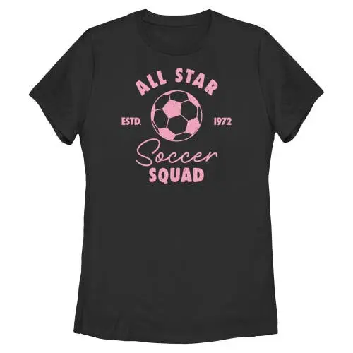 LOST GODS All Star Soccer Squad 1972 Graphic T-shirt - Black