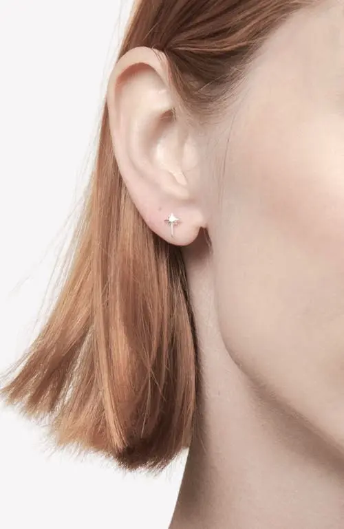 RIZEN JEWELRY Adoring Star Stud Earrings - Sterling Silver