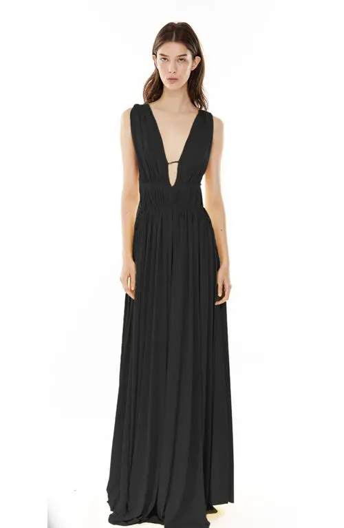 MOTHER OF ALL Helena Maxi Dress - Black