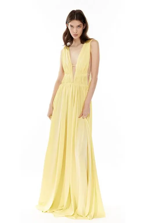 MOTHER OF ALL Helena Maxi Dress - Yellow