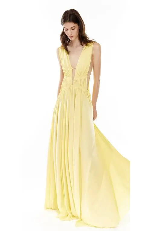 MOTHER OF ALL Helena Maxi Dress - Yellow