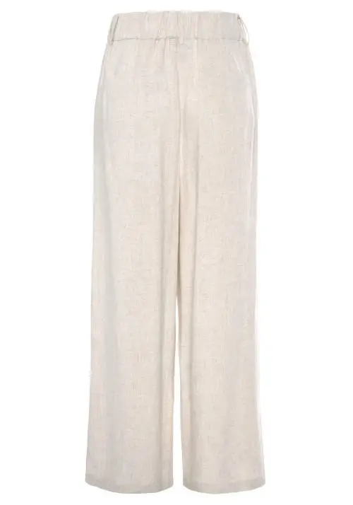 LASCANA Wide Leg Linen Pants