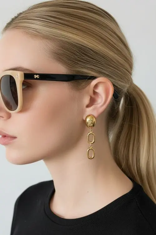 DANIELA MILLAN JEWELRY Bloom Drop Earrings