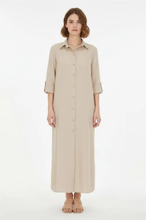 NELBLU SWIMWEAR Fifi Shirt Dress - Azul