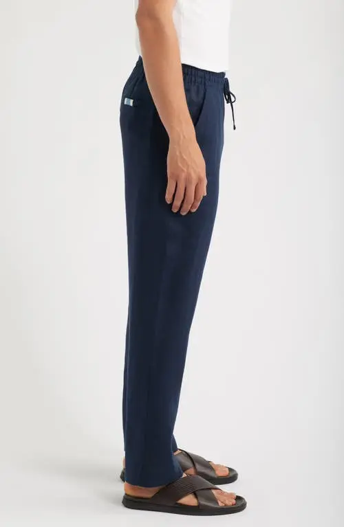 CHE Avila Straight Leg Linen Drawstring Pants