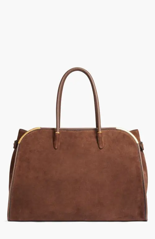 Donna Karan New York Satin Suede Tote Bag