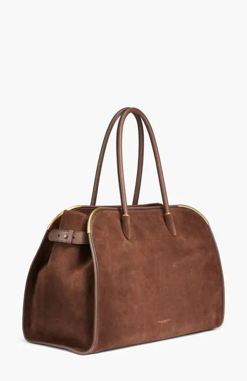 Donna Karan New York Satin Suede Tote Bag