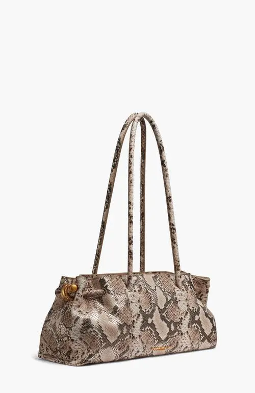 Donna Karan New York Cashmere Python Medium Tote - Neutral Multi