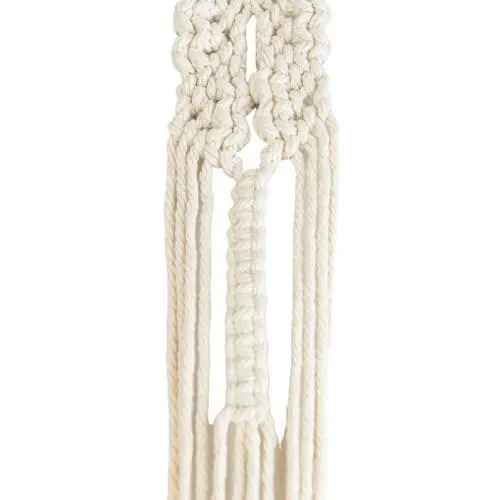 FORESIDE HOME AND GARDEN Macrame Cotton Plant Hanger Rope 47"