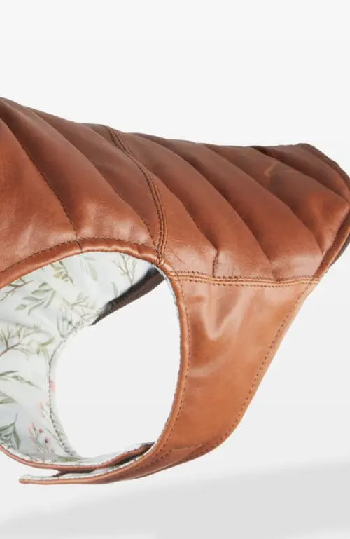 MASKY Calm Fit Quilted Leather Vest
