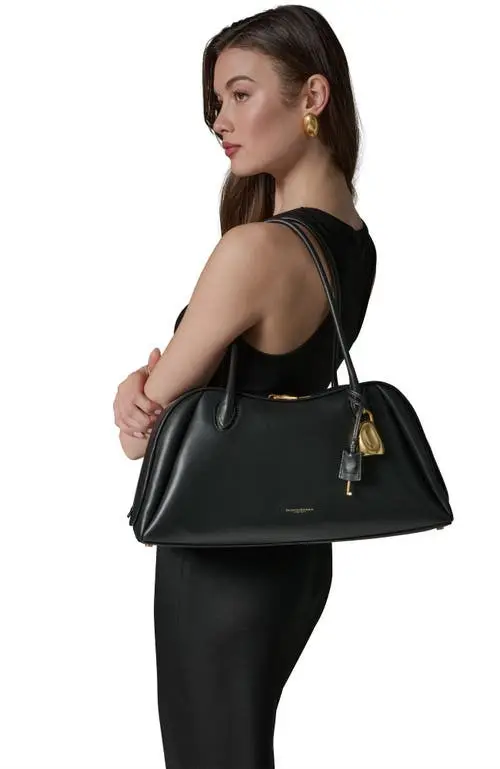 Donna Karan New York Terry Shoulder Bag - Black