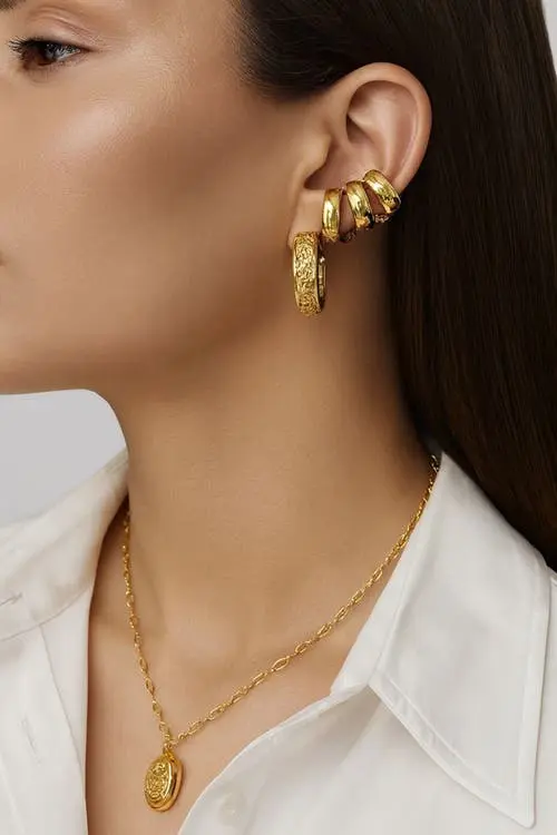 DANIELA MILLAN JEWELRY Hope Hoops Earrings