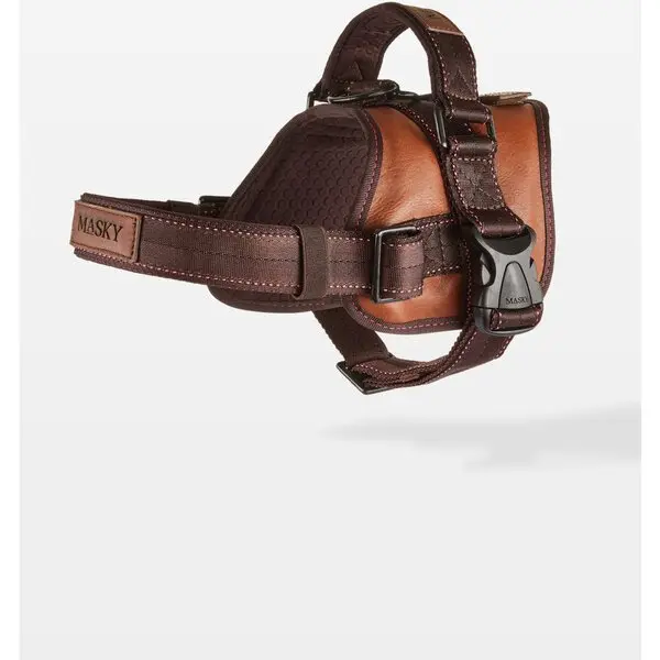 MASKY Signature Leather Dog Harness - Cooper
