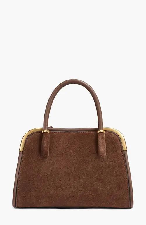 Donna Karan New York Satin Suede Mini Satchel