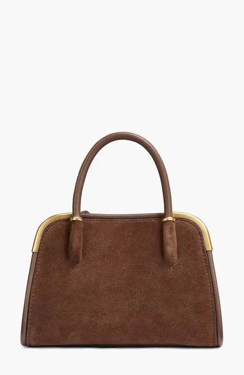 Donna Karan New York Satin Suede Mini Satchel