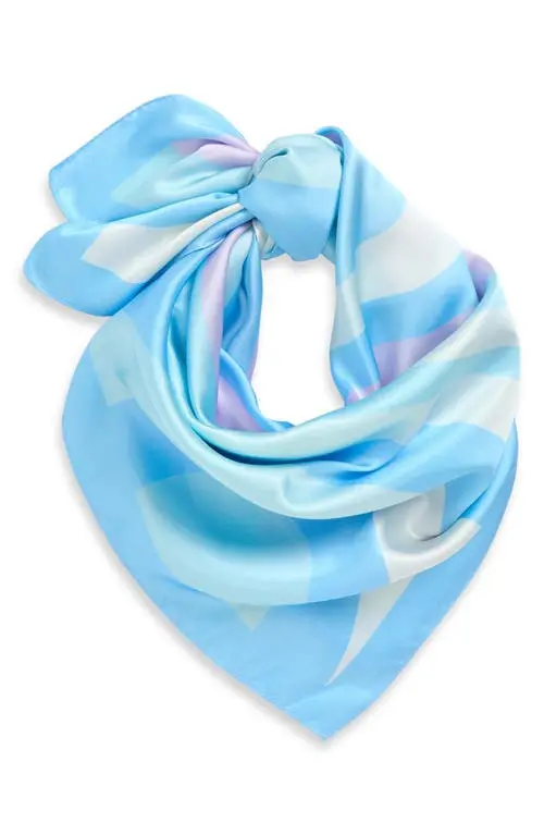 FRASIER STERLING Ocean Breeze Square Scarf - Blue