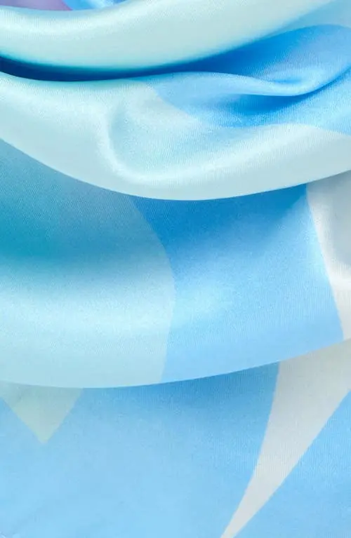FRASIER STERLING Ocean Breeze Square Scarf - Blue