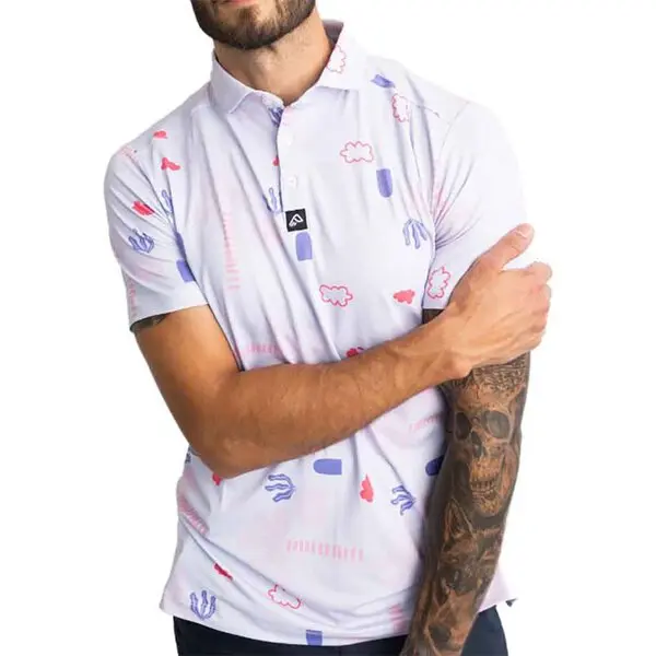 EASY.EAGLE Easy Eagle Polo Shirt - Trees