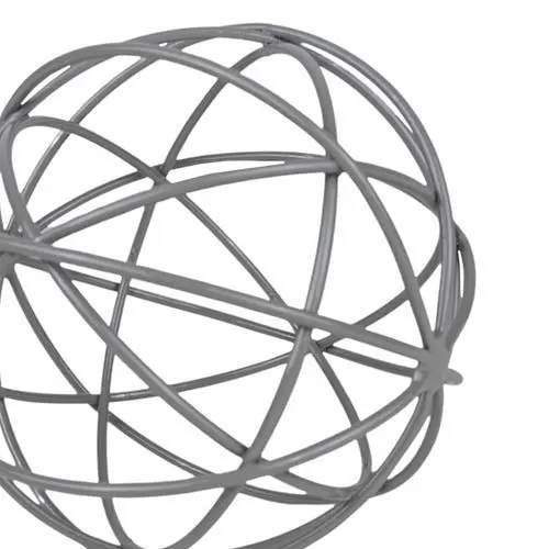 FORESIDE HOME AND GARDEN Metal Orb Decorative Ball