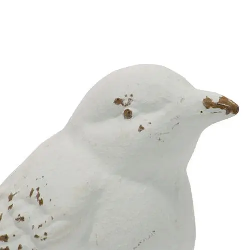 FORESIDE HOME AND GARDEN Rustic Antique Metal Bird Figurine