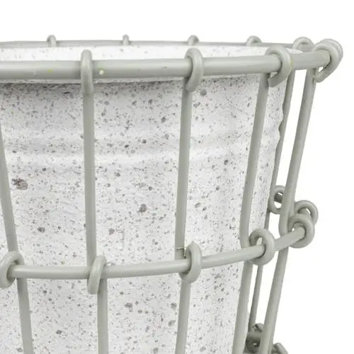 FORESIDE HOME AND GARDEN Mini 2-piece Planter Metal