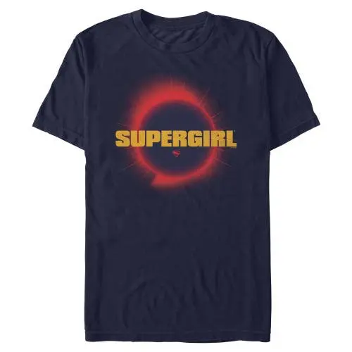SUPERGIRL Official Sun Logo Graphic T-shirt