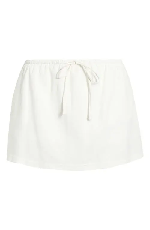 PACSUN Tie Waist Mini Skirt - White