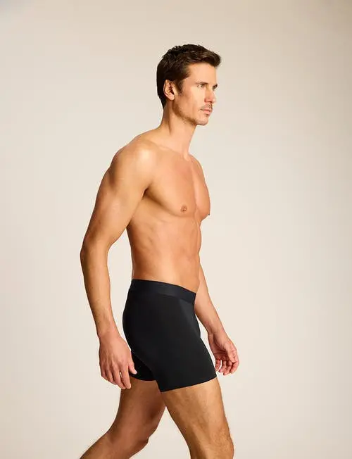 Commando Essential Modal Modern Fit Boxer Brief 3-pack - Black