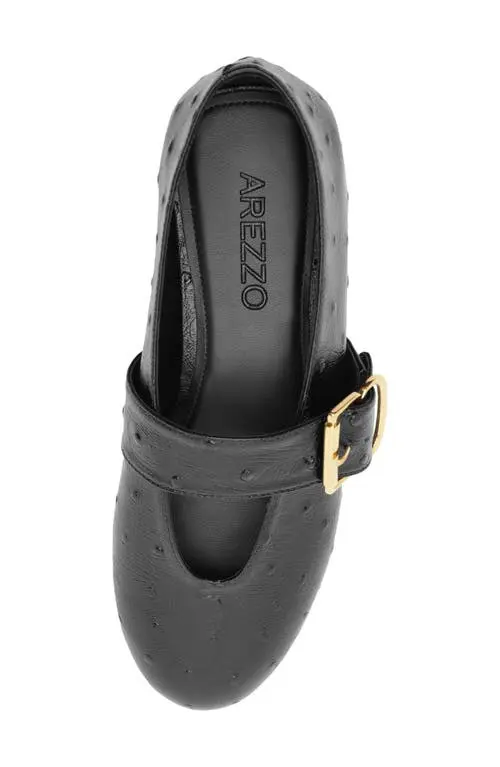 AREZZO Adeline Mary Jane Flat - Black