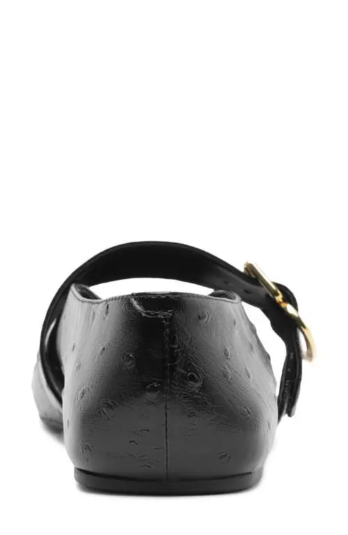 AREZZO Adeline Mary Jane Flat - Black