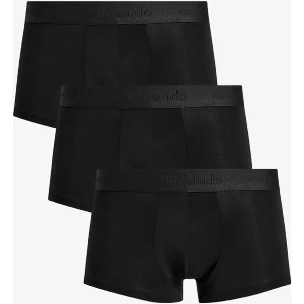 Commando Essential Modal Modern Fit Trunk 3-pack - Black