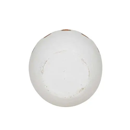 FORESIDE HOME AND GARDEN Round Cutout Planter Terracotta