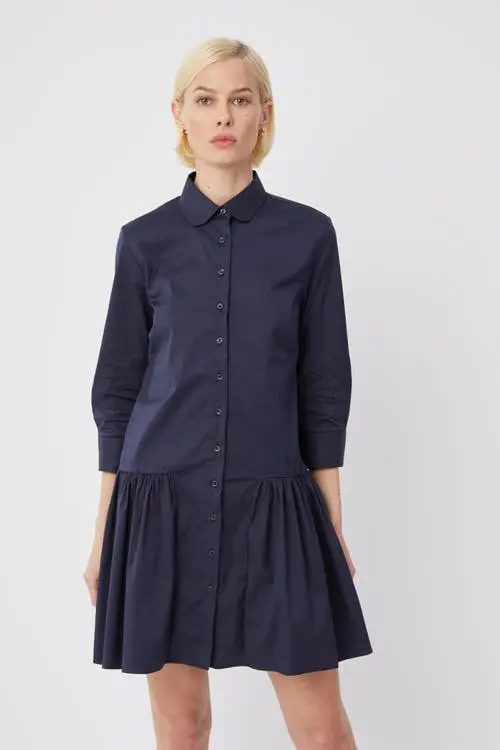 The Shirt By Rochelle Behrens Drop Waist Shirt Dress