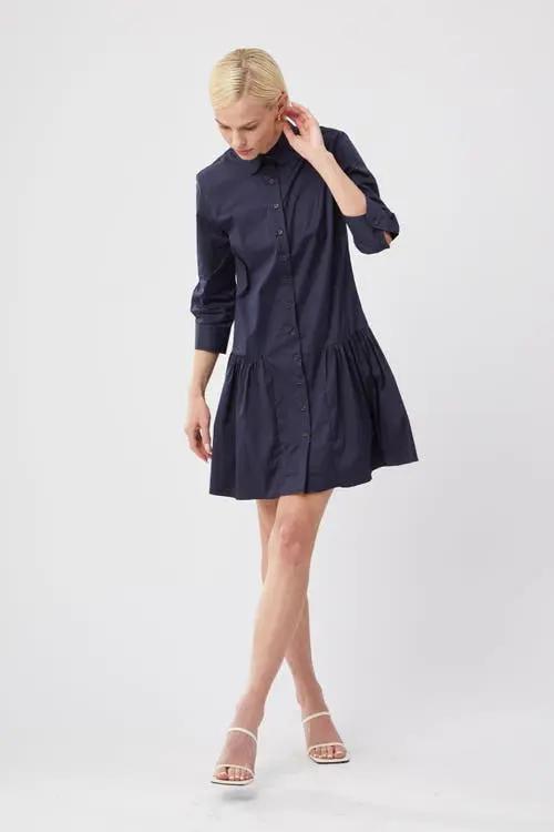 The Shirt By Rochelle Behrens Drop Waist Shirt Dress