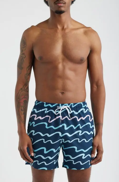 MAVRANS Salt Scene Swim Trunks - Blue