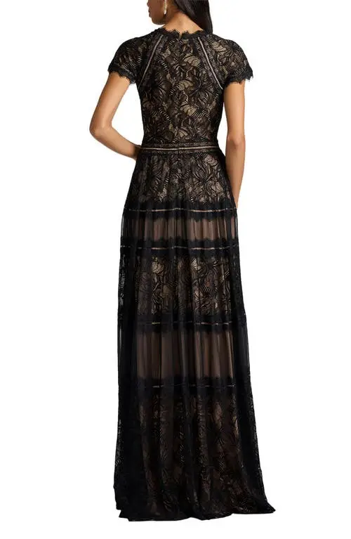 Tadashi Shoji Lace A-line Gown