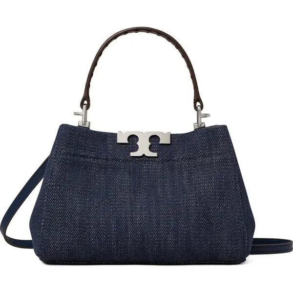 Tory Burch Mini Eleanor Denim Satchel
