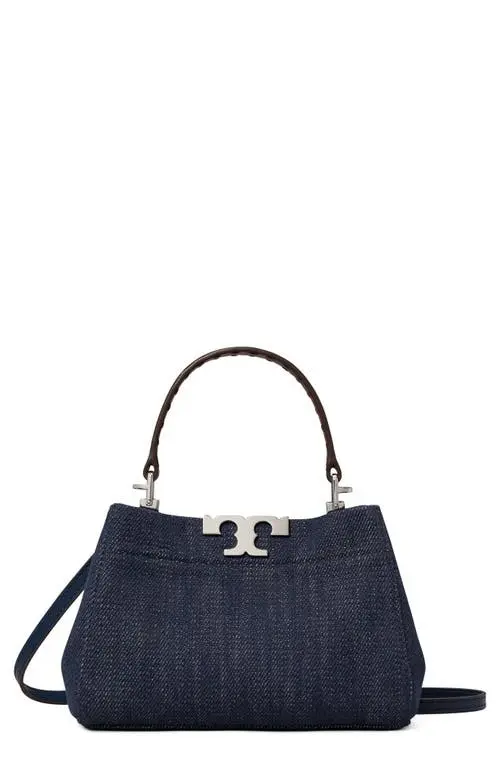 Tory Burch Mini Eleanor Denim Satchel - Midnight