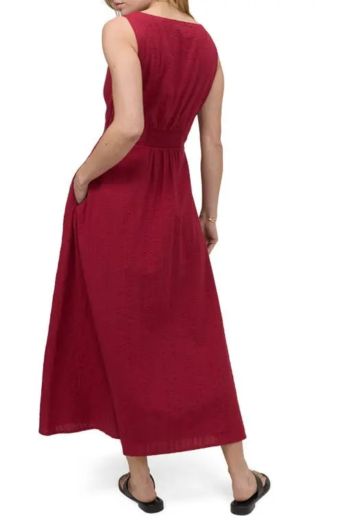 NOBODY'S CHILD Melody Sweetheart Neck Midi Dress