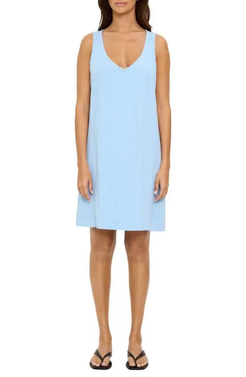 Michael Stars Camilla Cotton Tank Dress - Sky