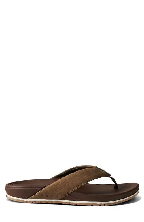 Reef Cushion Bonzer Leather Flip Flop