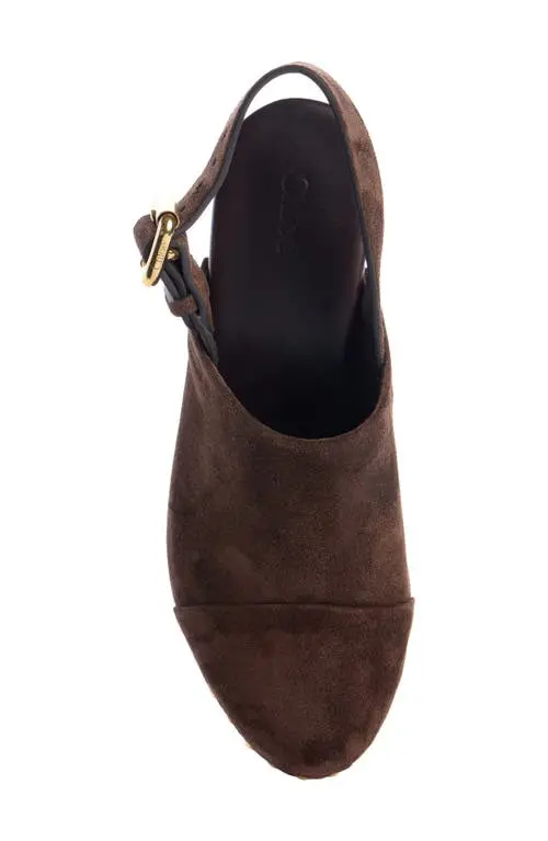 Chloé Jeannette Slingback Platform Clog