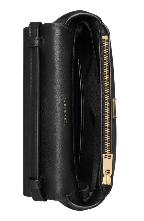 Tory Burch Charlie Leather Top Handle Bag