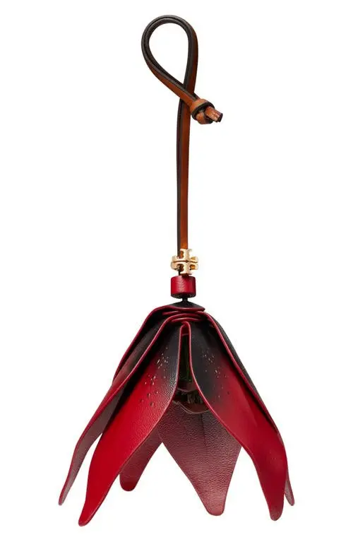 Tory Burch Flower Bag Charm - Red