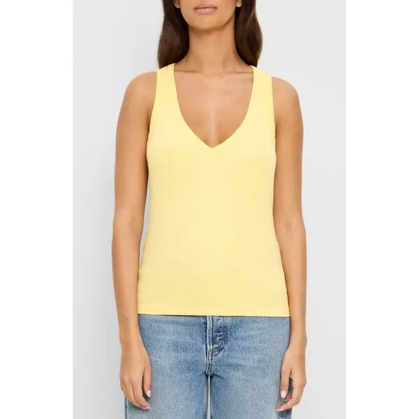 Michael Stars Ivara Racerback Rib Tank - Macaw
