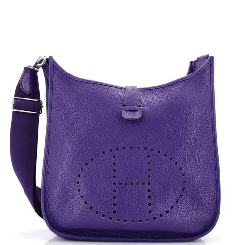 Hermès Evelyne Bag Gen Iii Clemence Gm - Red