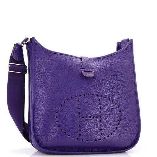 Hermès Evelyne Bag Gen Iii Clemence Gm - Red