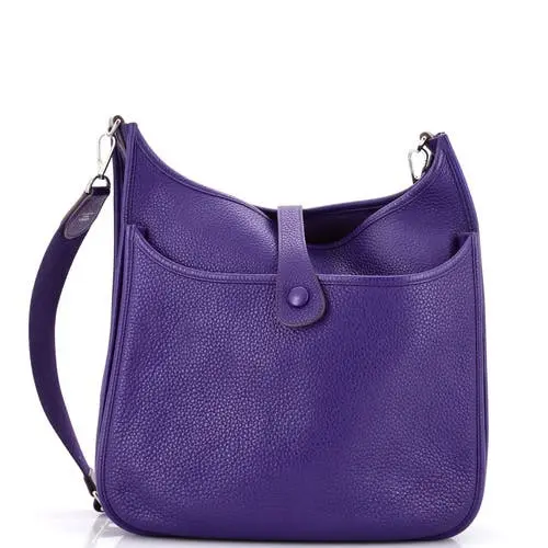 Hermès Evelyne Bag Gen Iii Clemence Gm - Red